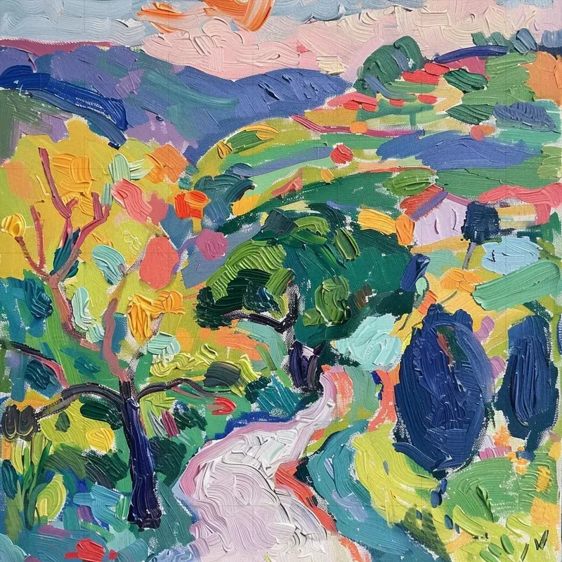 Fauvism Oil Paintings Midjourney Prompt | PromptBase