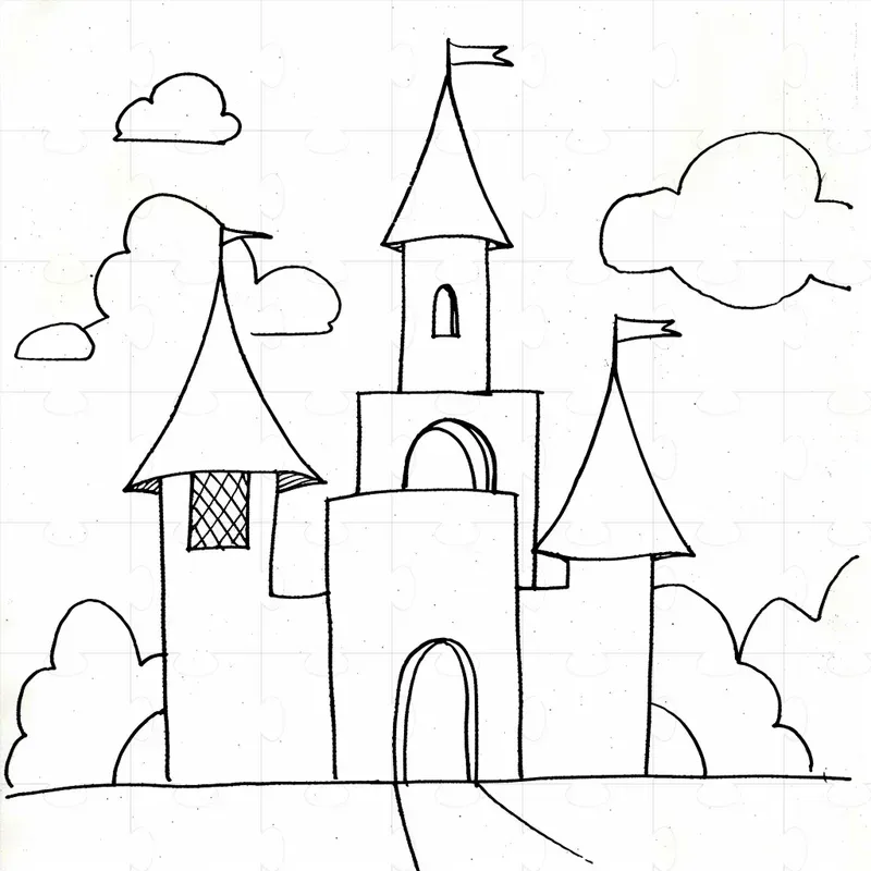 Unique Style Coloring Book Pages Midjourney Prompt | PromptBase