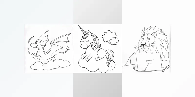 Unique Style Coloring Book Pages Midjourney Prompt | PromptBase