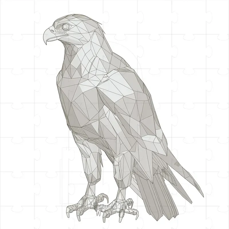 Wireframe Animal Drawings Midjourney Prompt | PromptBase