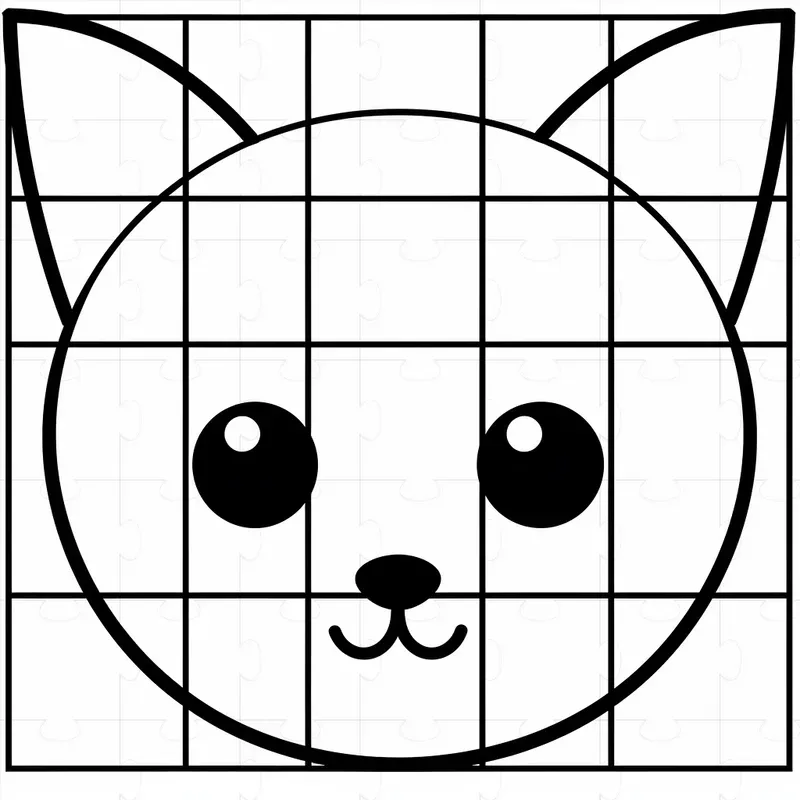 How To Draw Simple Animals On Grids Midjourney Prompt | PromptBase