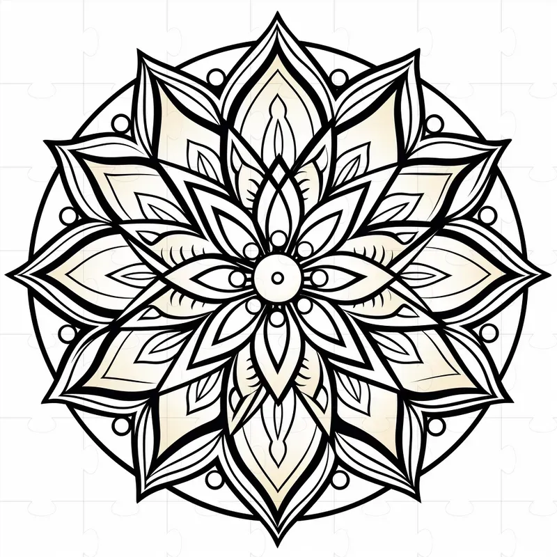Bold Line Mandalas For Coloring Books Midjourney Prompt | PromptBase