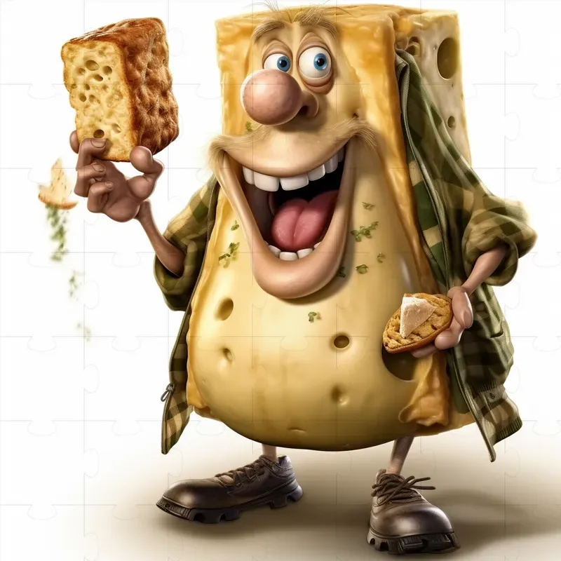 Grotesque Anthropomorphic Food Characters Midjourney Prompt | PromptBase