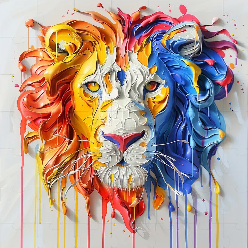 3D Dripping Paintings Midjourney Prompt | PromptBase