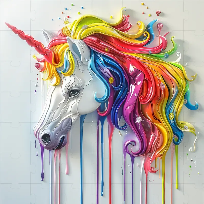 3D Dripping Paintings Midjourney Prompt | PromptBase