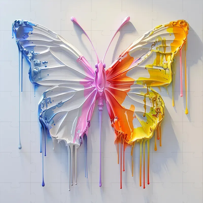 3D Dripping Paintings Midjourney Prompt | PromptBase