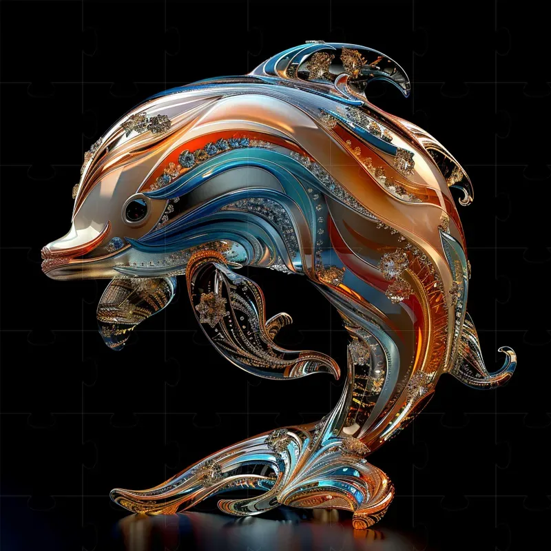 Murano Venetian Glass 3D Animals Designs Midjourney Prompt | PromptBase