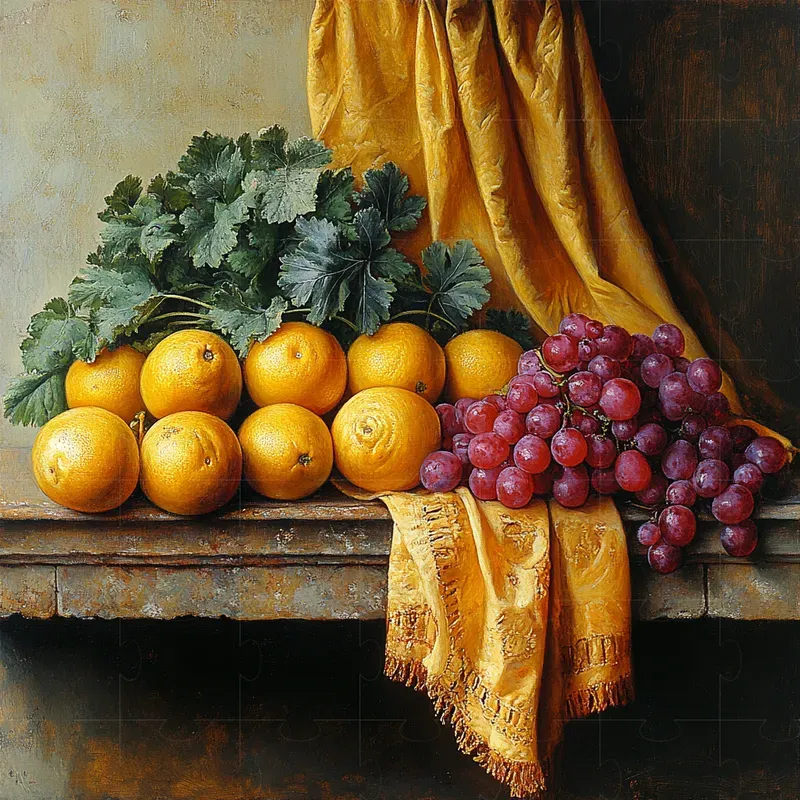 Old Masters Still Life Oil Paintings Art Midjourney Prompt | PromptBase