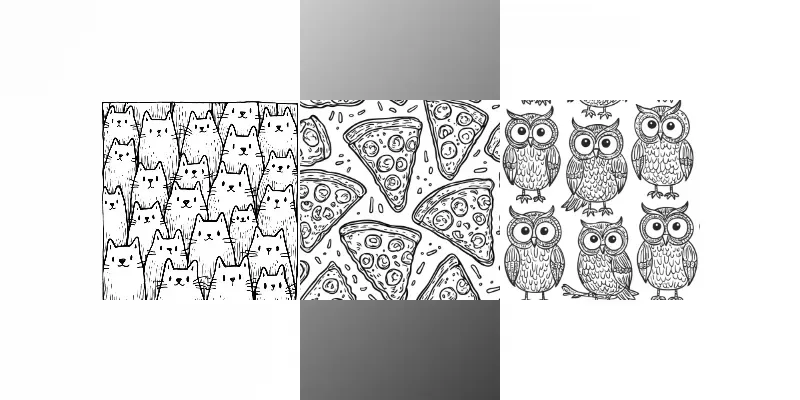 Doodlestyle Coloring Book Pages Midjourney Prompt | PromptBase