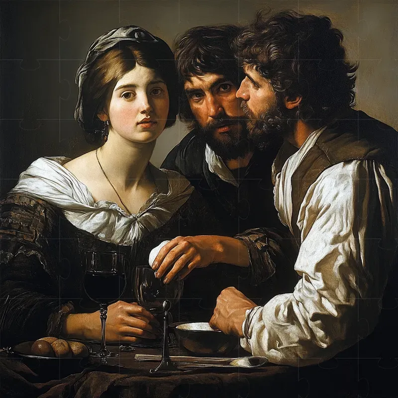 Baroque Inspired Art Of Caravaggio Style Midjourney Prompt | PromptBase