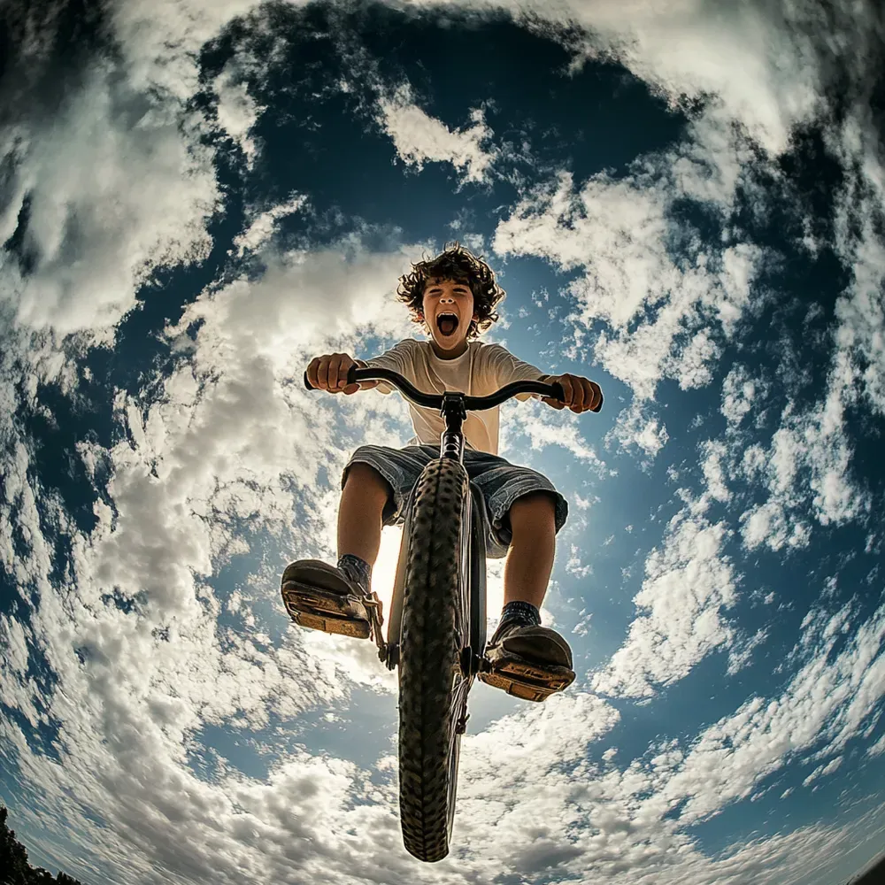 Worms Eye View Perspective Photography Midjourney Prompt | PromptBase