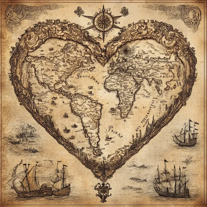 Legendary Maps Illustrations Midjourney Prompt | PromptBase