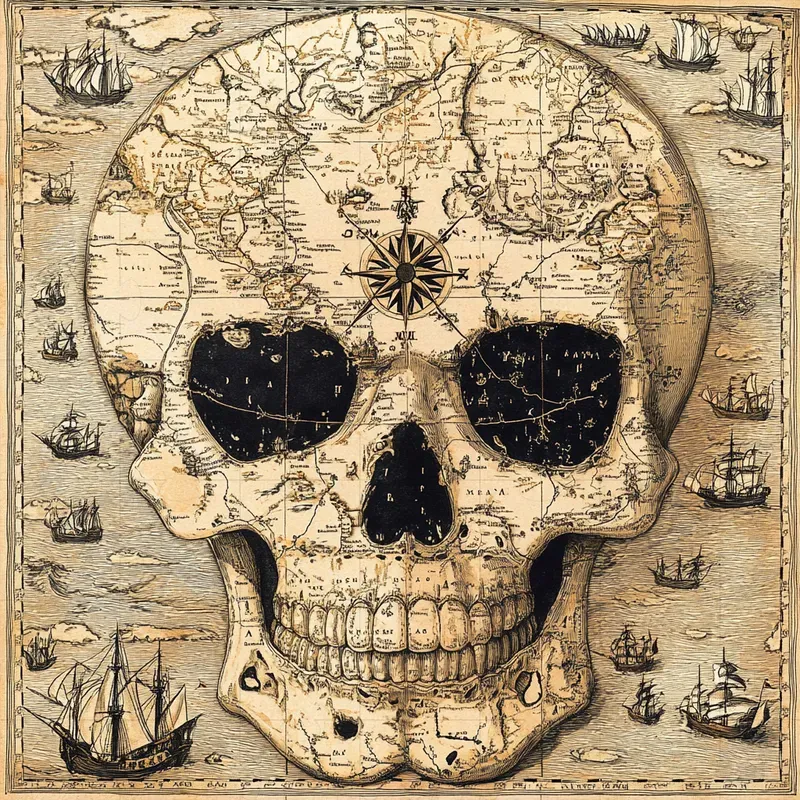 Legendary Maps Illustrations Midjourney Prompt | PromptBase