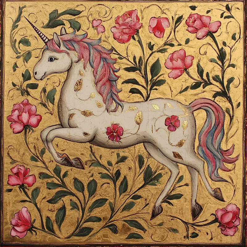 Middle Ages Illuminated Manuscript Art Midjourney Prompt | PromptBase