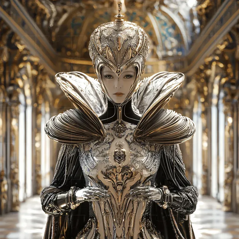 Baroque Scifi Characters Fantasy Photos Midjourney Prompt | PromptBase