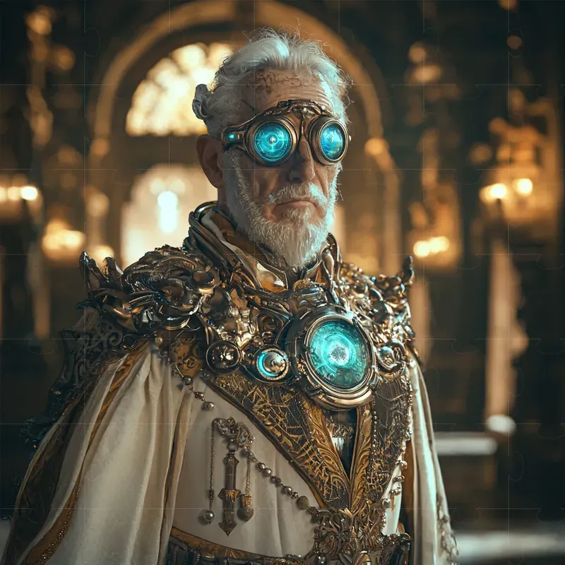Baroque Scifi Characters Fantasy Photos Midjourney Prompt | PromptBase