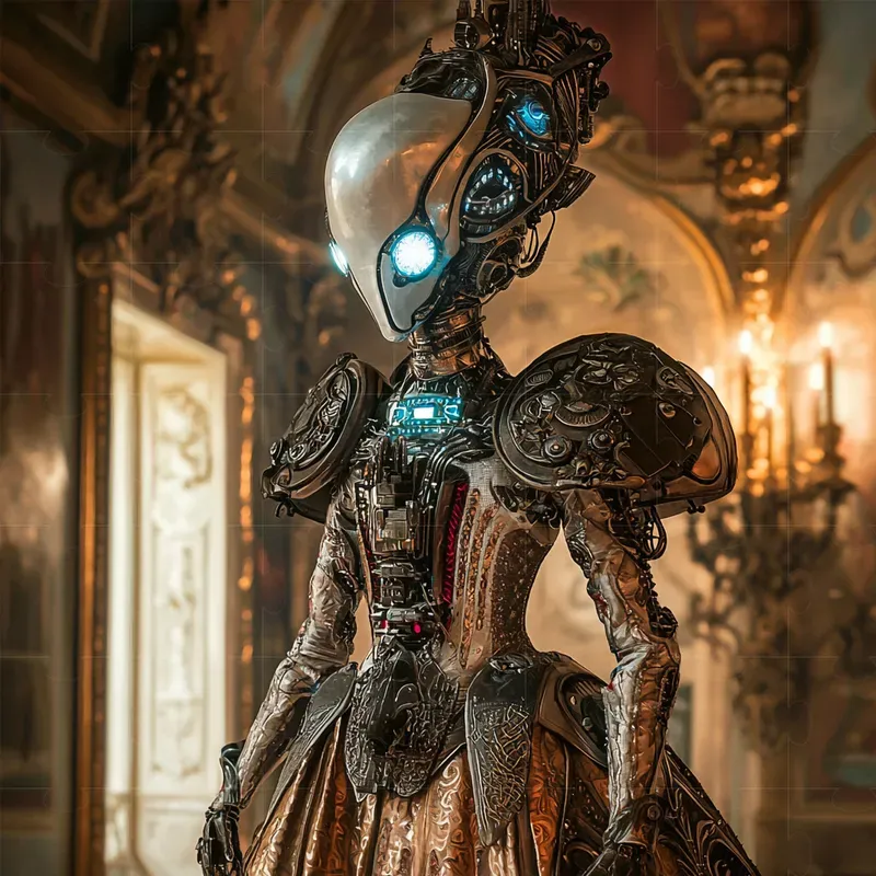 Baroque Scifi Characters Fantasy Photos Midjourney Prompt | PromptBase