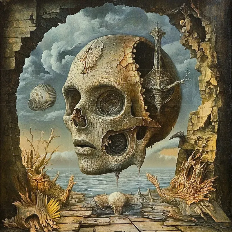 Surreal Realisms Of Johfra Bosschart Style Midjourney Prompt | PromptBase
