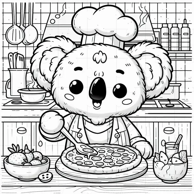 Cuddly Friends Coloring Book Pages DALL·E Prompt | PromptBase