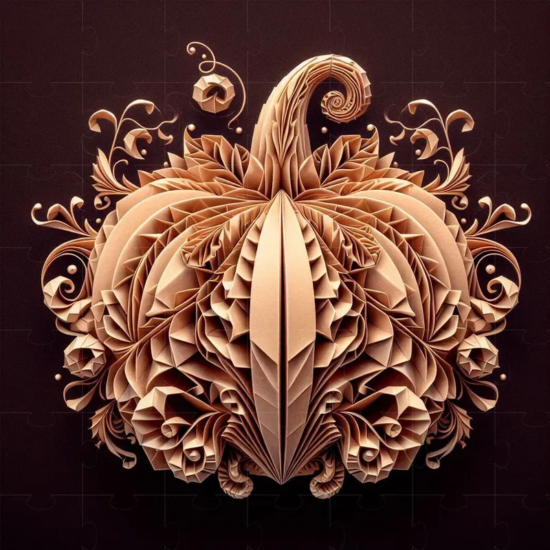Baroque Origami Paper Sculptures Eleganc DALL·E Prompt | PromptBase