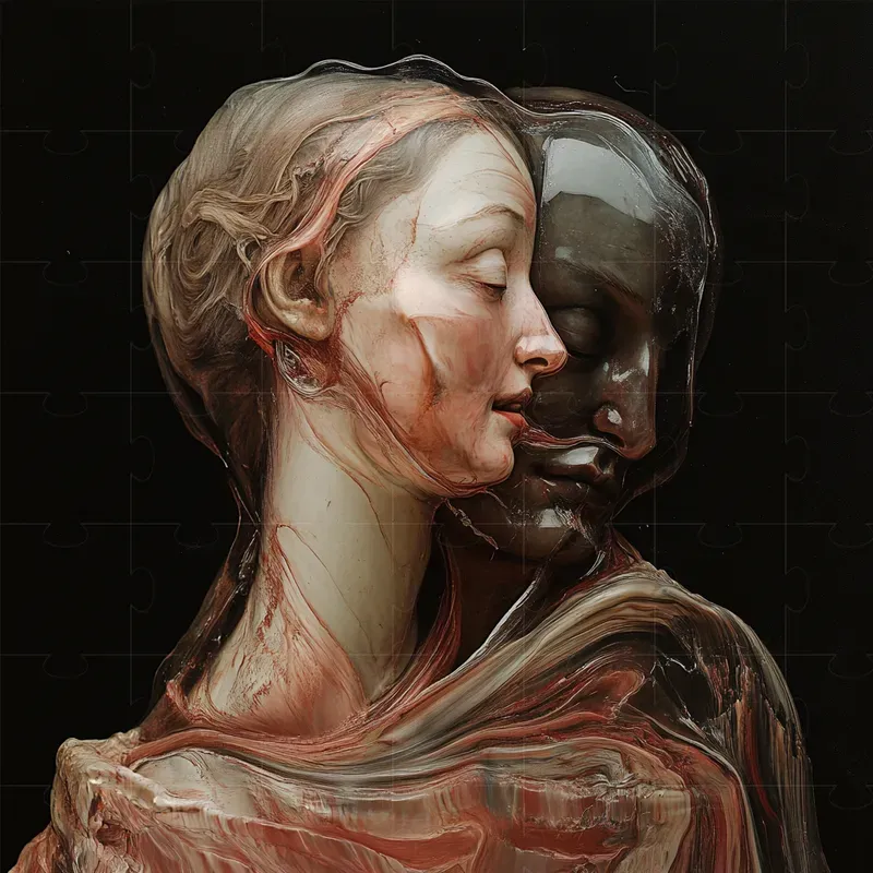 Distorted Renaissance Portraits Midjourney Prompt | PromptBase