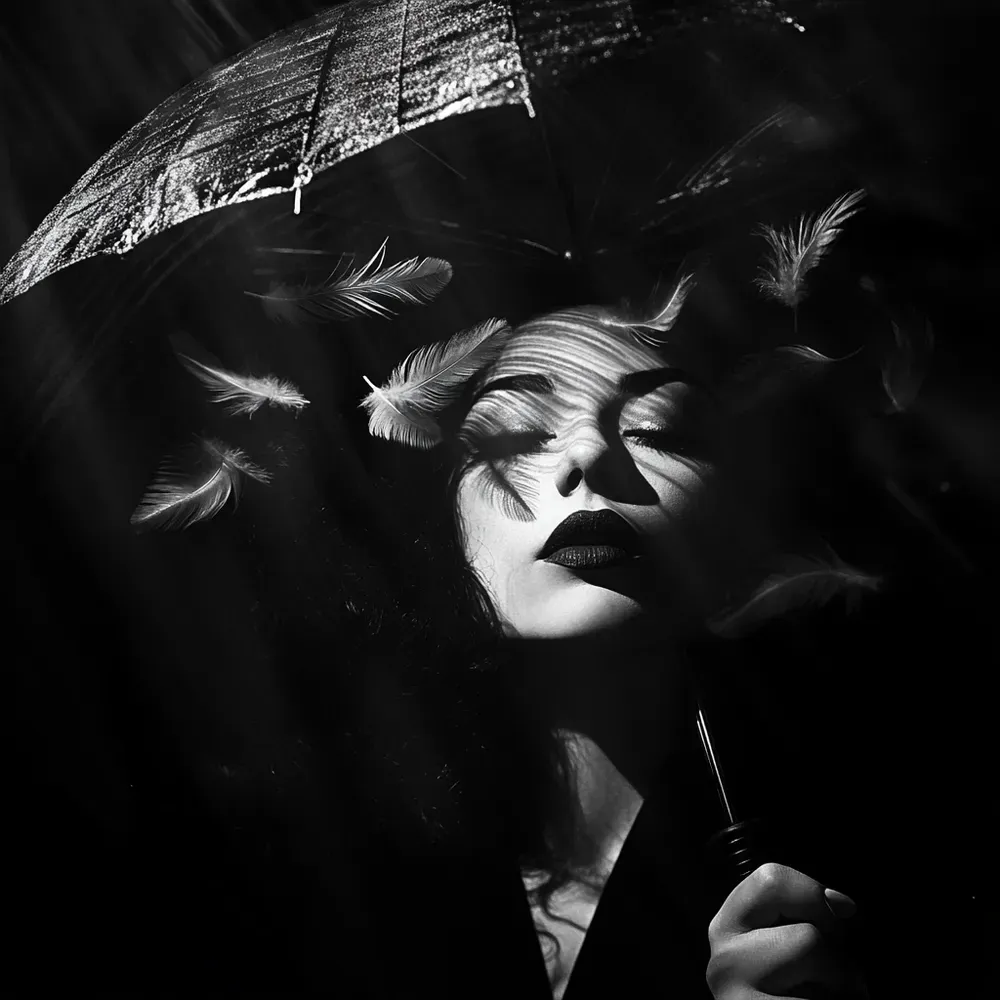 Man Rays Surrealist Noir Photographs Art Midjourney Prompt | PromptBase