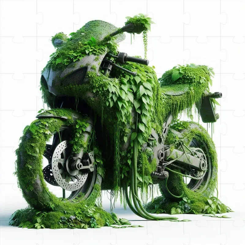 3D Clipart Of Nature-consumed Objects DALL·E Prompt | PromptBase