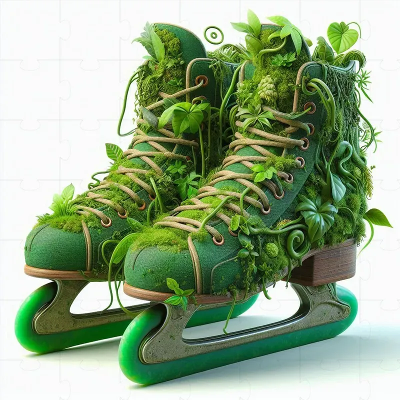 3D Clipart Of Nature-consumed Objects DALL·E Prompt | PromptBase