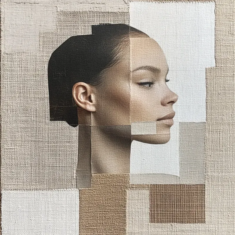 Minimalist Collages With Woven Textiles Midjourney Prompt | PromptBase