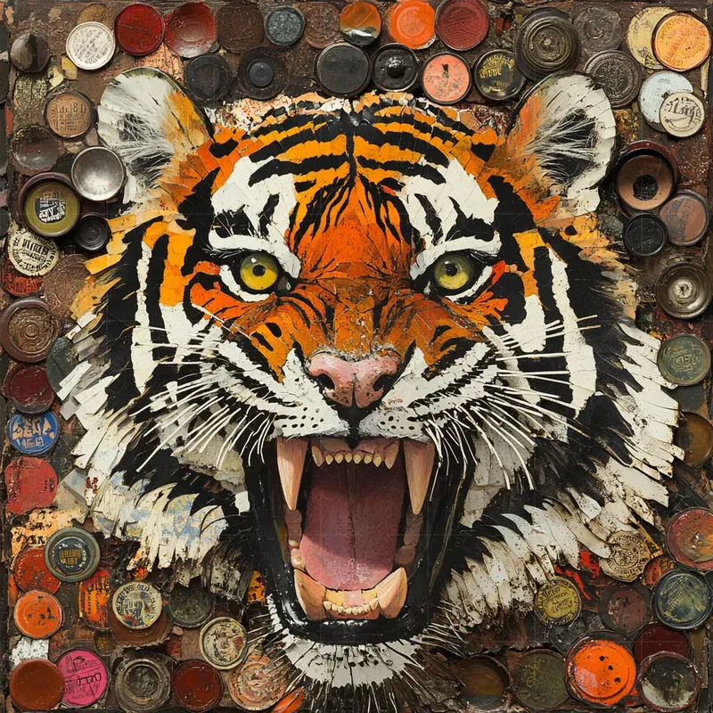 Dada Collages With Found Objects And Photos Midjourney Prompt | PromptBase