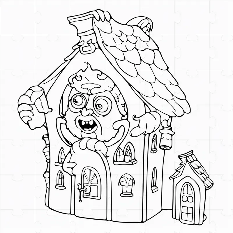 Quirky Animals Coloring Book Pages Midjourney Prompt | PromptBase