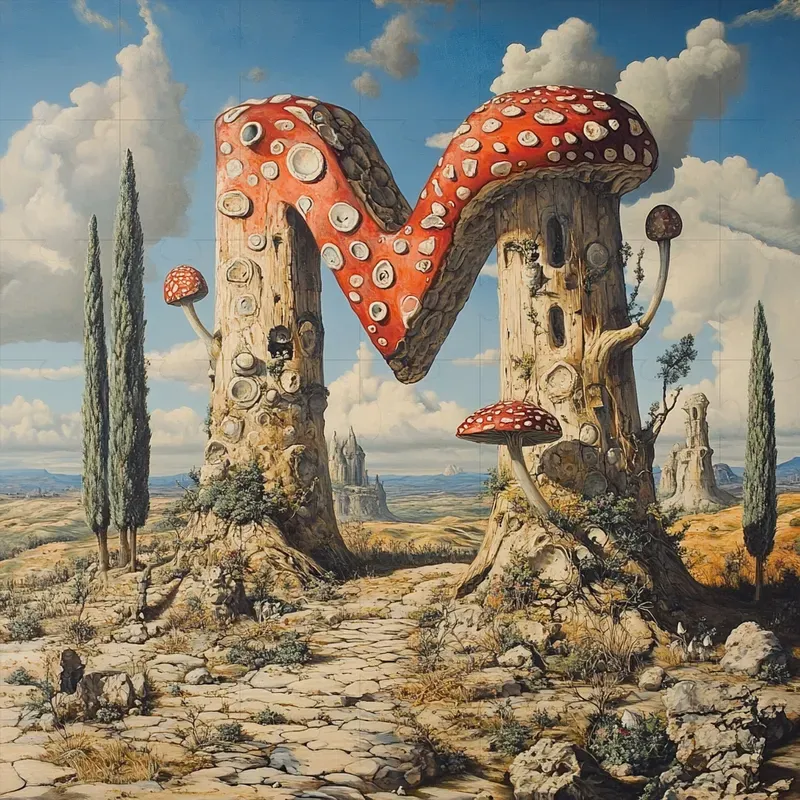 Dalis Surrealist Whimsy Alphabet Letters Midjourney Prompt | PromptBase