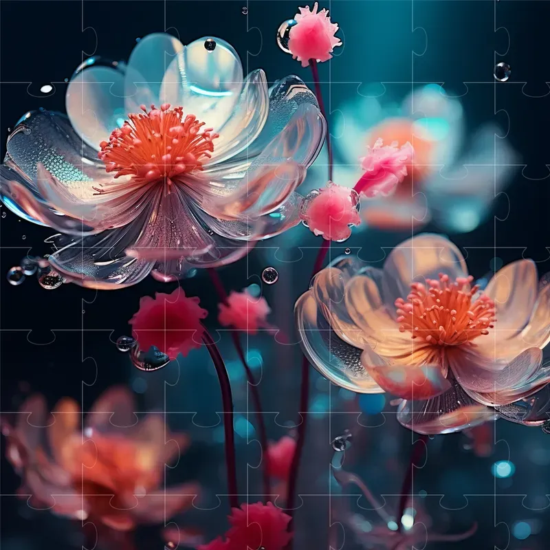 Stunning Water Flower Photography Prints Midjourney Prompt | PromptBase