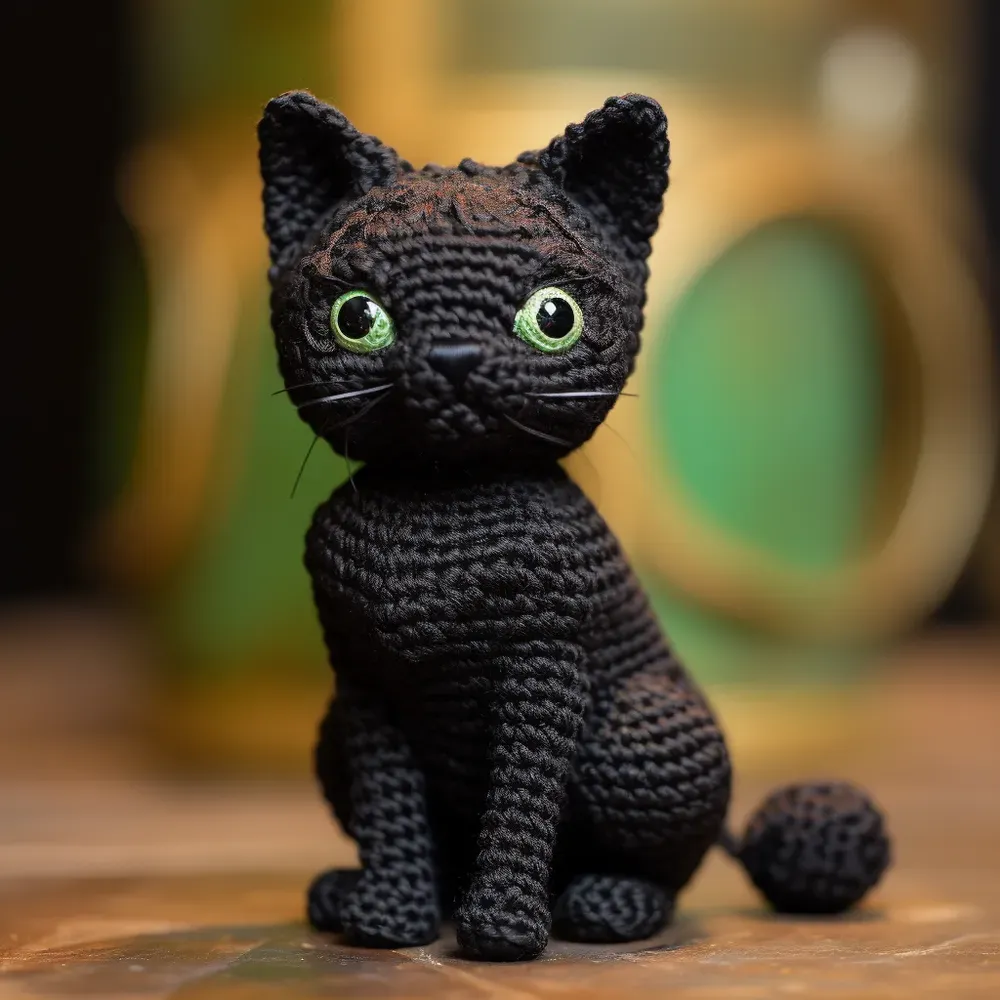 Cute Crocheted Halloween Characters Midjourney Prompt | PromptBase