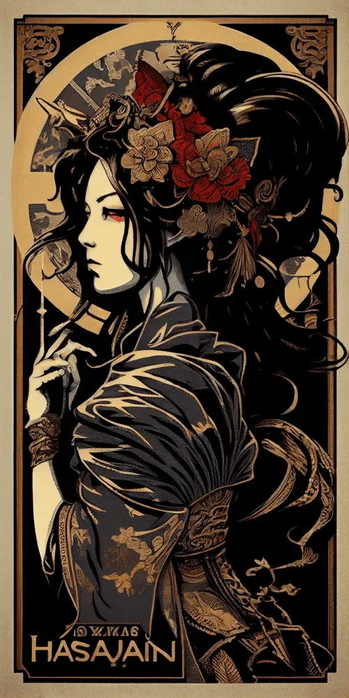 Japanese Tarot Cards Midjourney Prompt | PromptBase