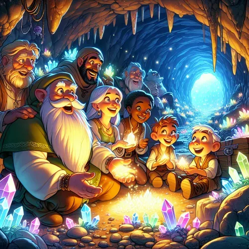 Luminous Enchanted Cartoons Generator App | PromptBase