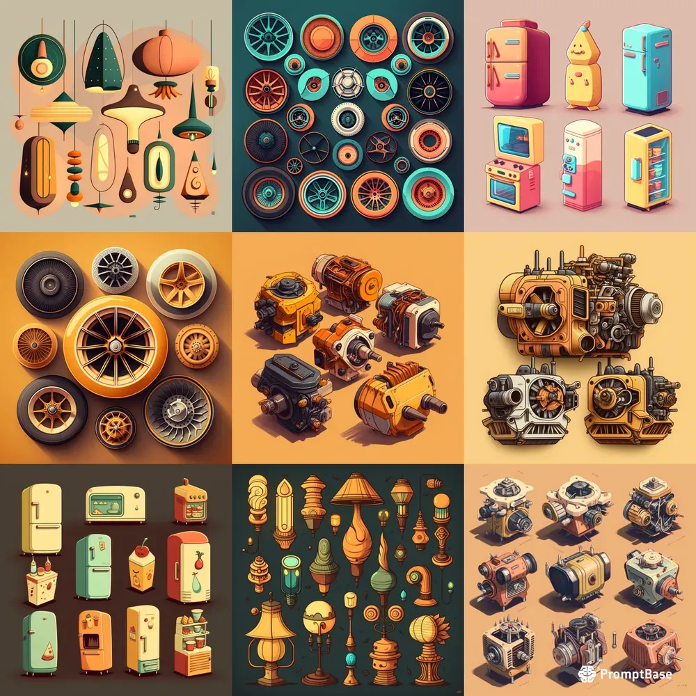 High Quality Items Collections Midjourney Prompt | PromptBase