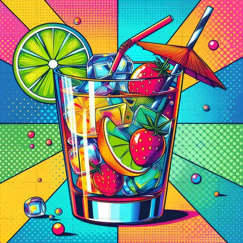 Pop Art Drinks DALL·E Prompt | PromptBase