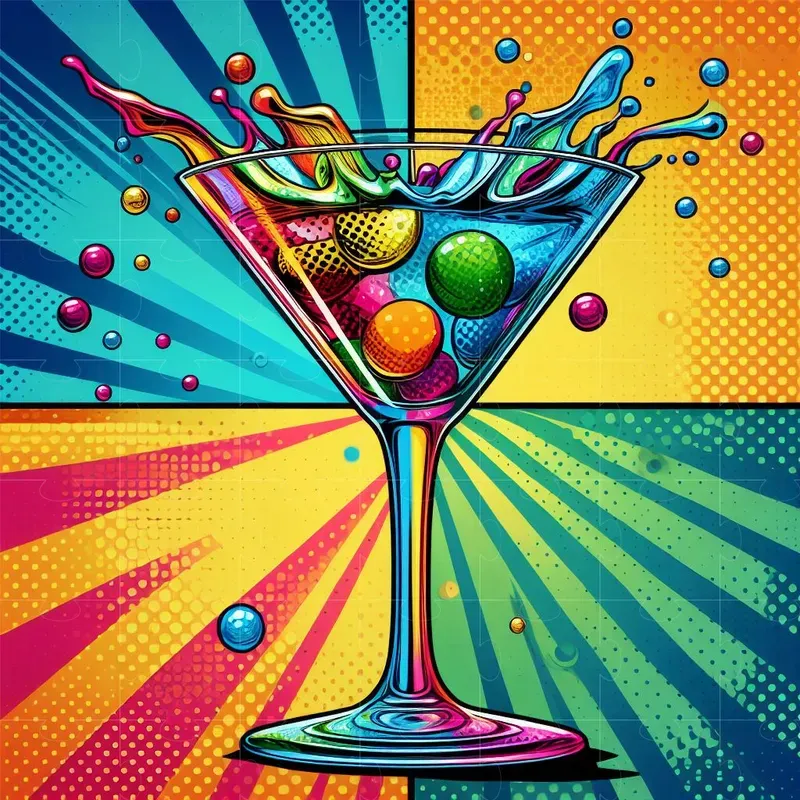 Pop Art Drinks DALL·E Prompt | PromptBase