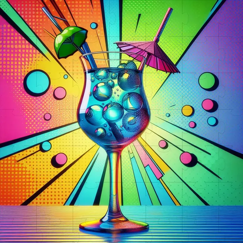 Pop Art Drinks DALL·E Prompt | PromptBase