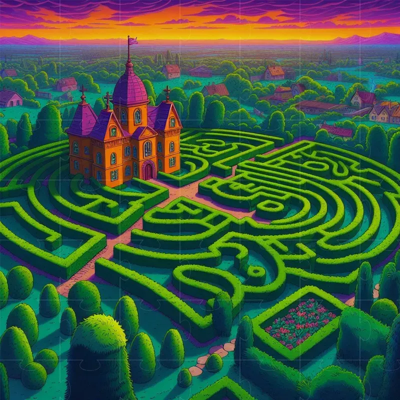 The Simpsons Style Landscapes DALL·E Prompt | PromptBase