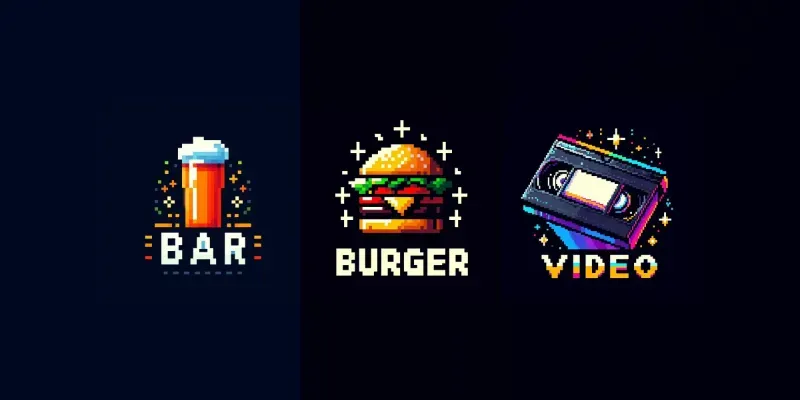 Pixel Logos DALL·E Prompt | PromptBase