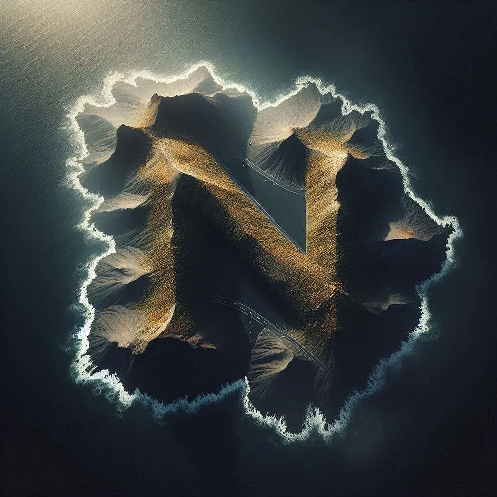 Hidden Letters Aerial Views DALL·E Prompt | PromptBase