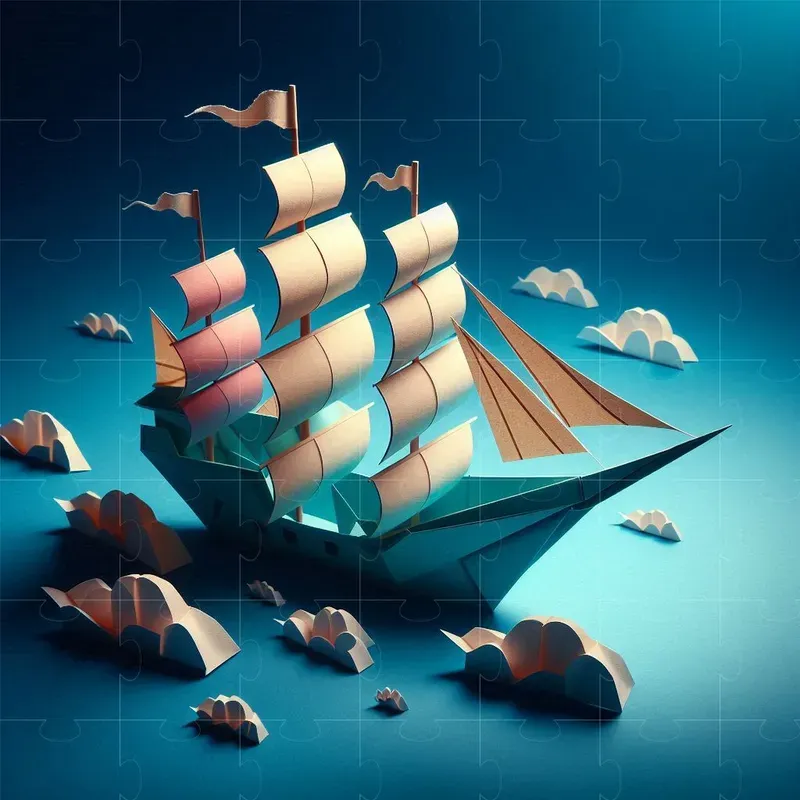 Origami Oasis DALL·E Prompt | PromptBase