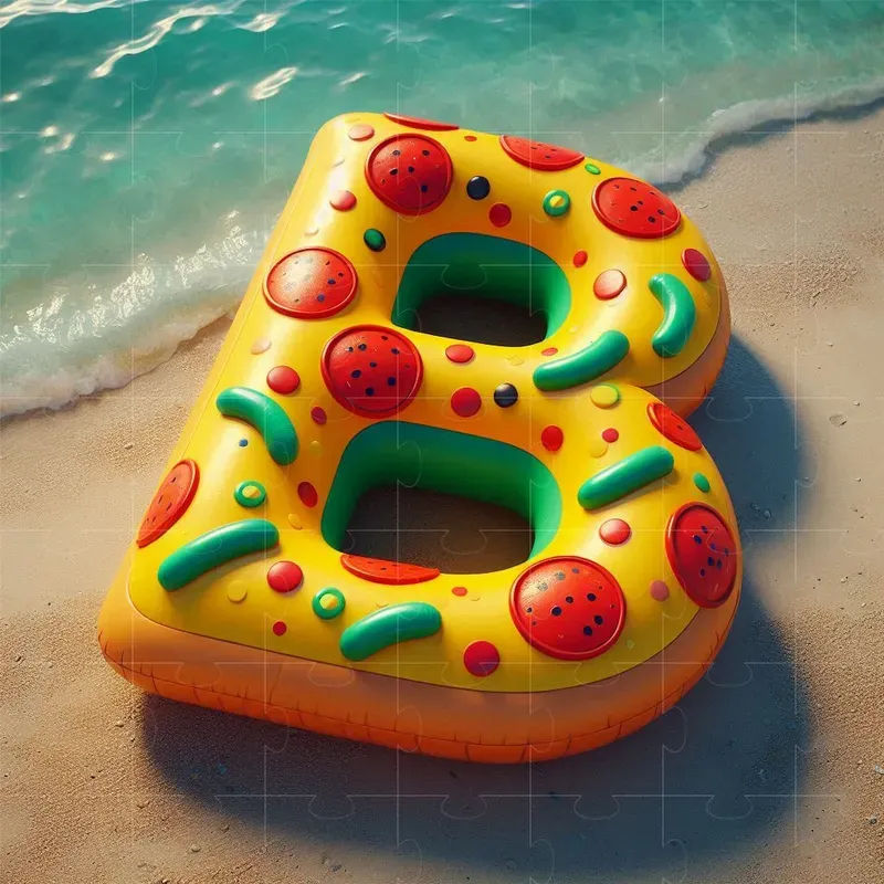 Inflatable Letter Art DALL·E Prompt | PromptBase