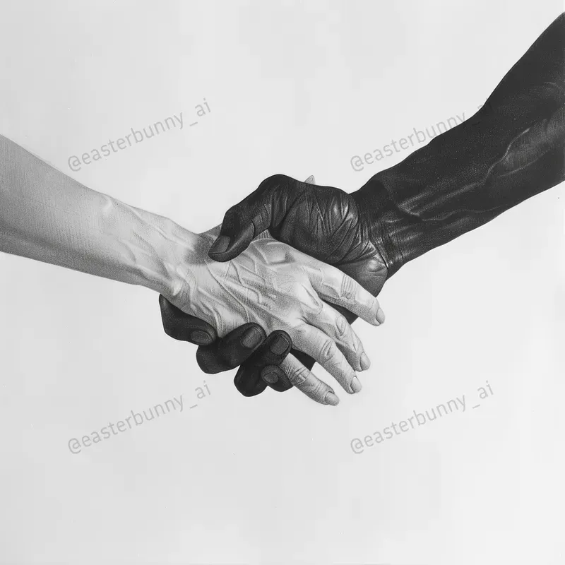 Pencil Hand Art In Monochrome Midjourney Prompt | PromptBase