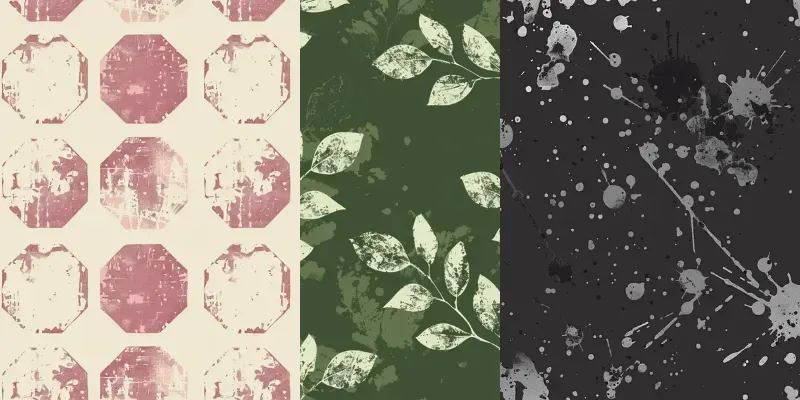 Grunge Lover Seamless Patterns Midjourney Prompt | PromptBase