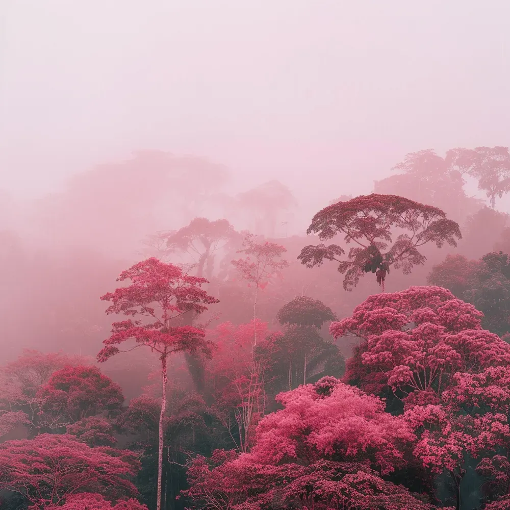 Pink Aesthetic Landscape Backgrounds Midjourney Prompt | PromptBase