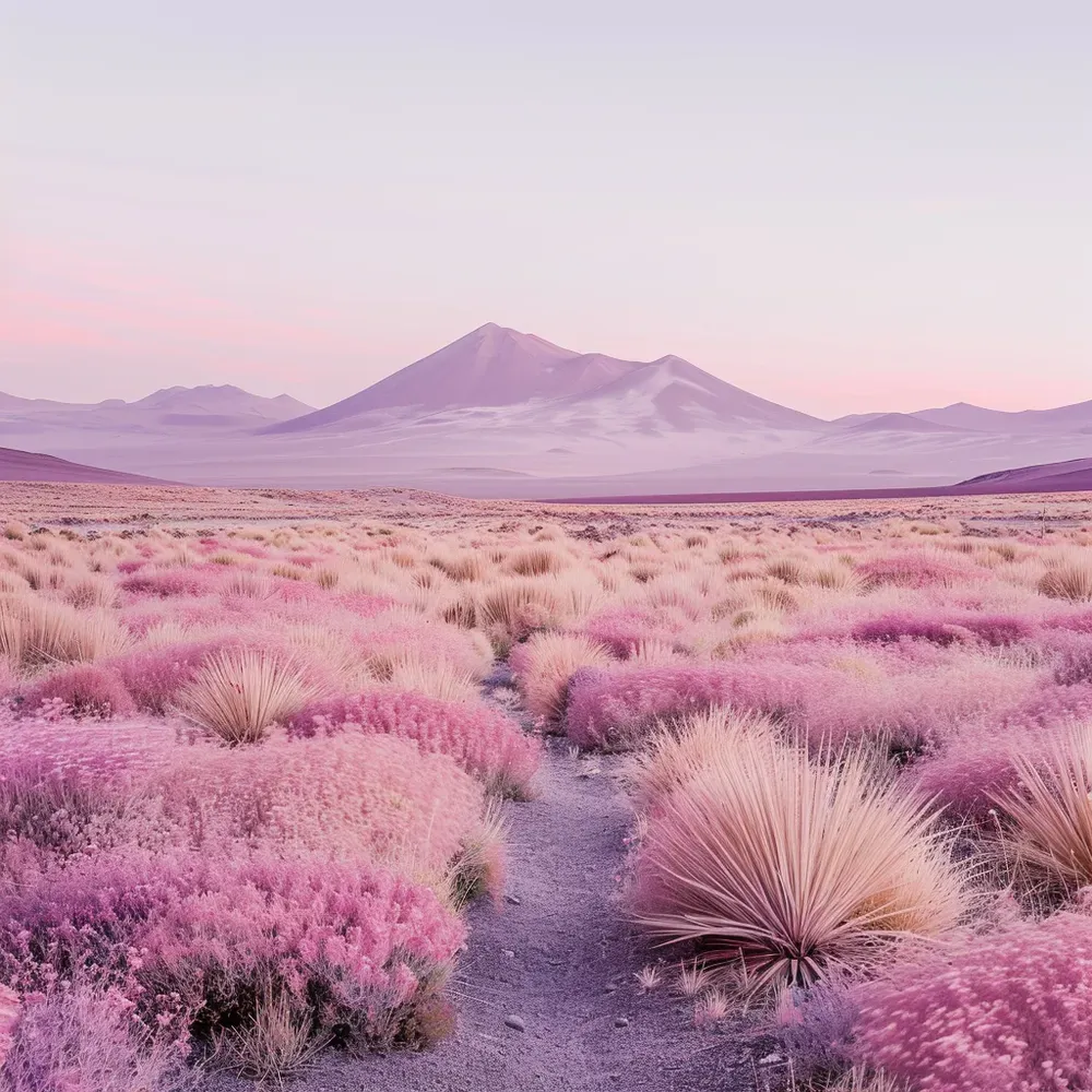 Pink Aesthetic Landscape Backgrounds Midjourney Prompt | PromptBase