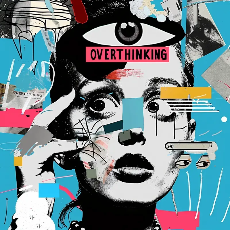 Modern Collage Art With Text Midjourney Prompt | PromptBase